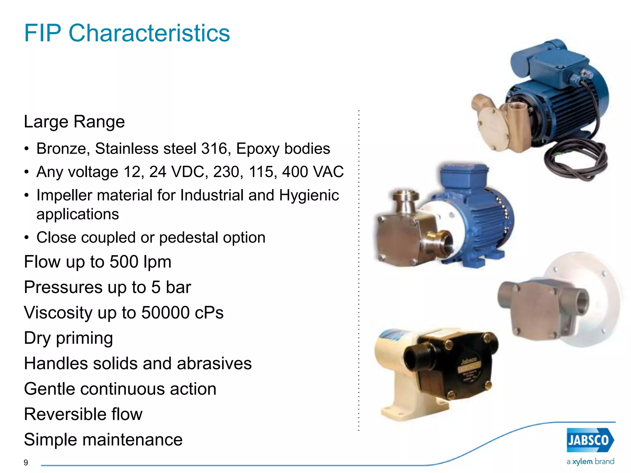 Xylem Specialty Flow Control Industrial Products range | PPTX