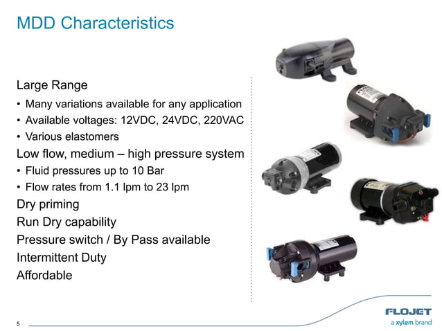 Xylem Specialty Flow Control Industrial Products range | PPTX