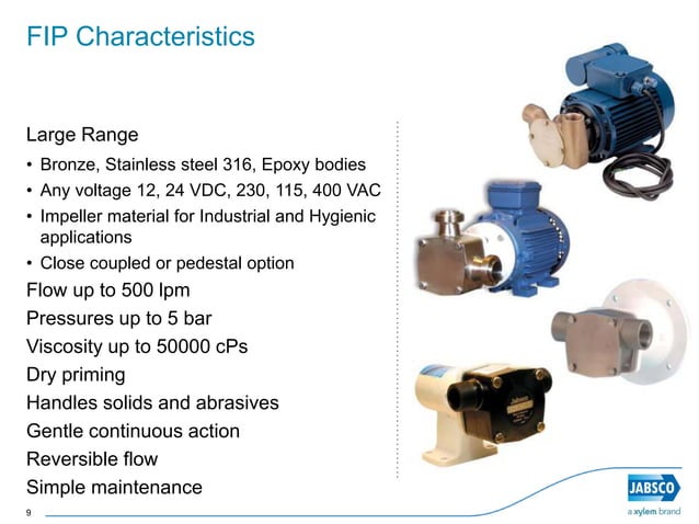 Xylem Specialty Flow Control Industrial Products range | PPTX