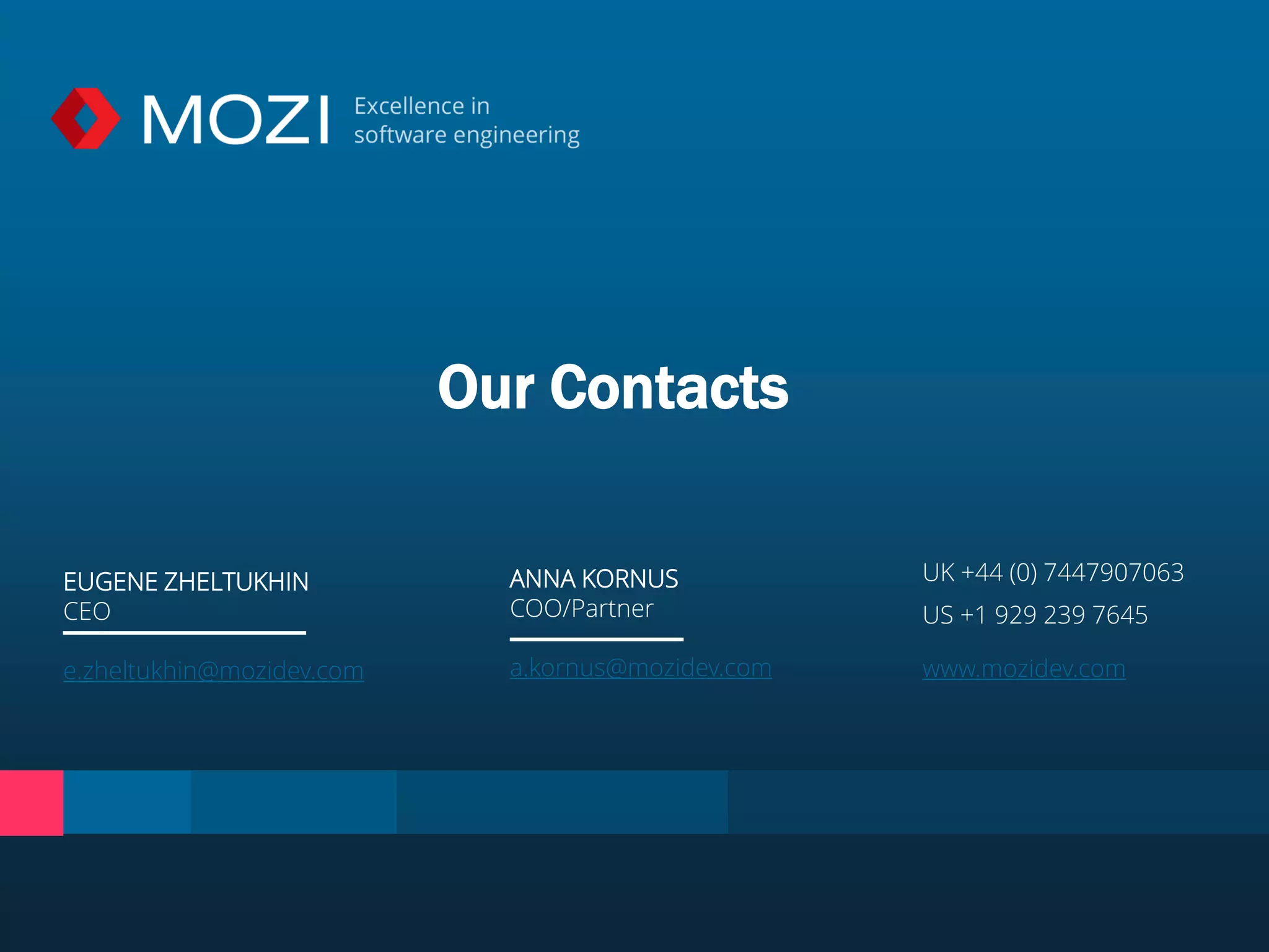 MOZI IoT Presentation | PDF