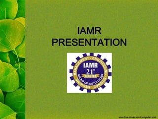 New presentation of_iamr | PPT