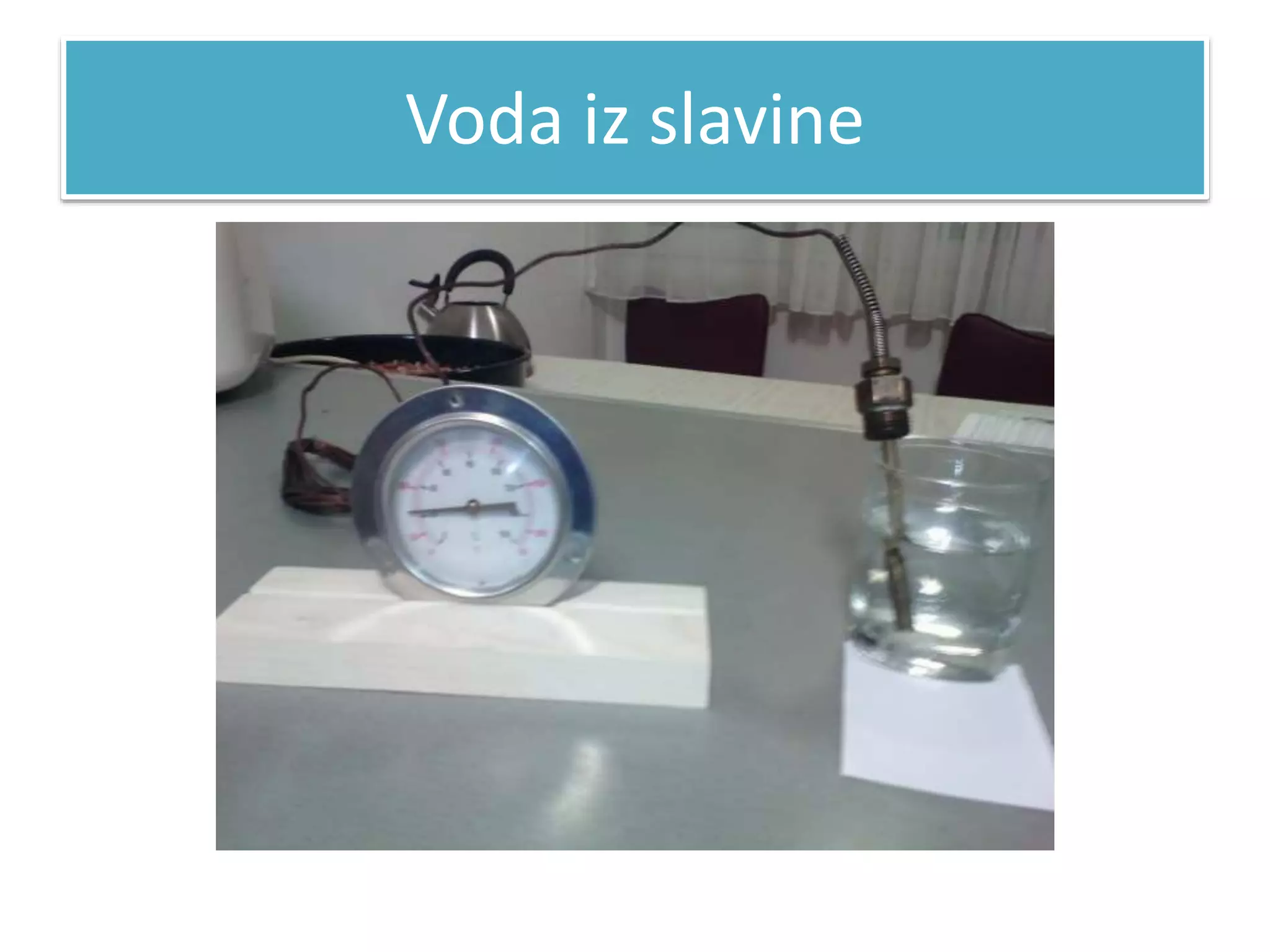 Pokus - kako mjeriti temperaturu vode | PPTX