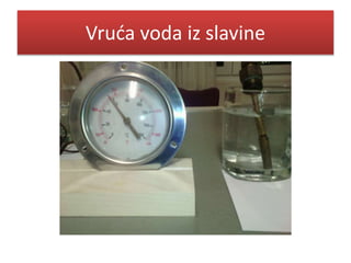 Pokus - kako mjeriti temperaturu vode | PPTX