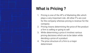 Pricing strategies | PPTX