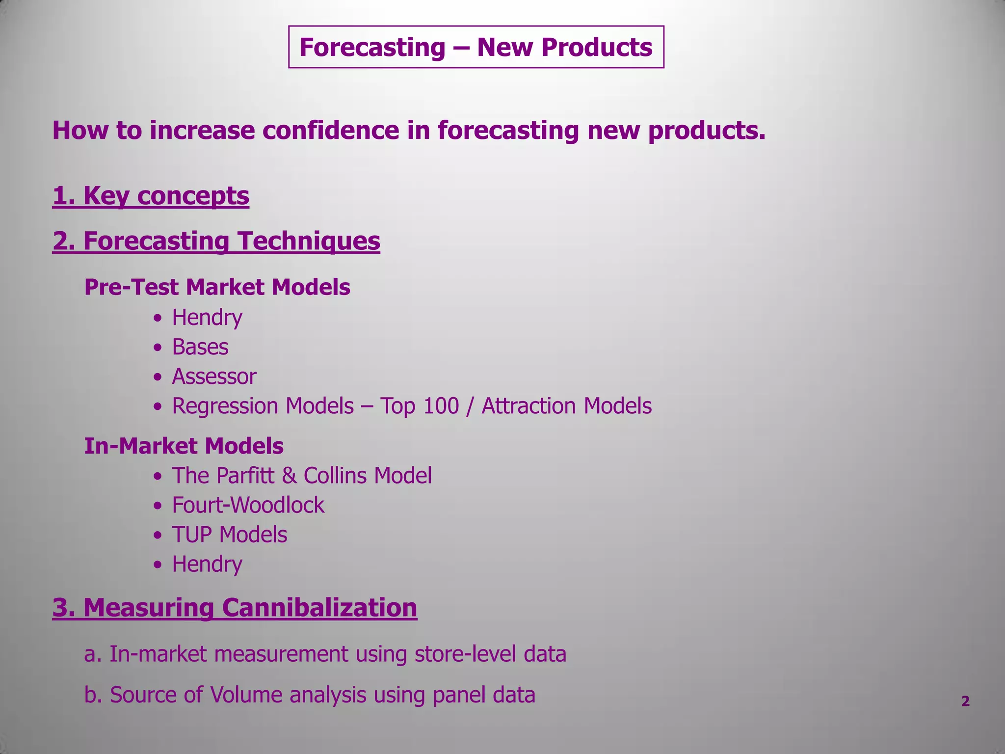 New Product Forecasting Models Review | PDF