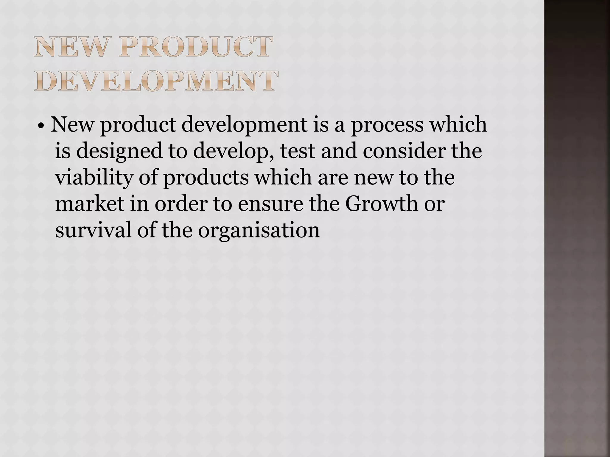 New product and development | PPTX | Business Administration | Business