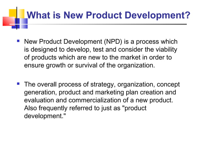 New Product Development | PPT