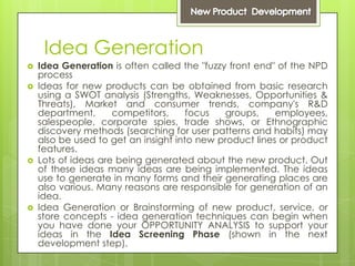 New product development | PPTX