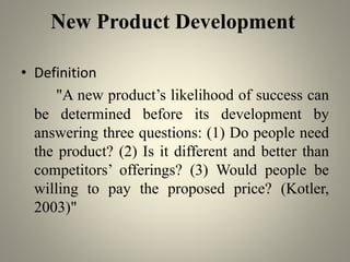 New Product Development | PPTX