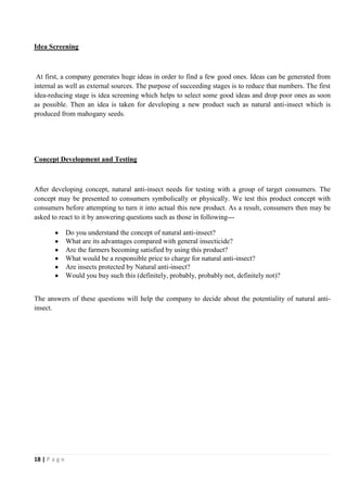 New product development assignment | DOCX