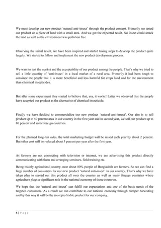 New product development assignment | DOCX