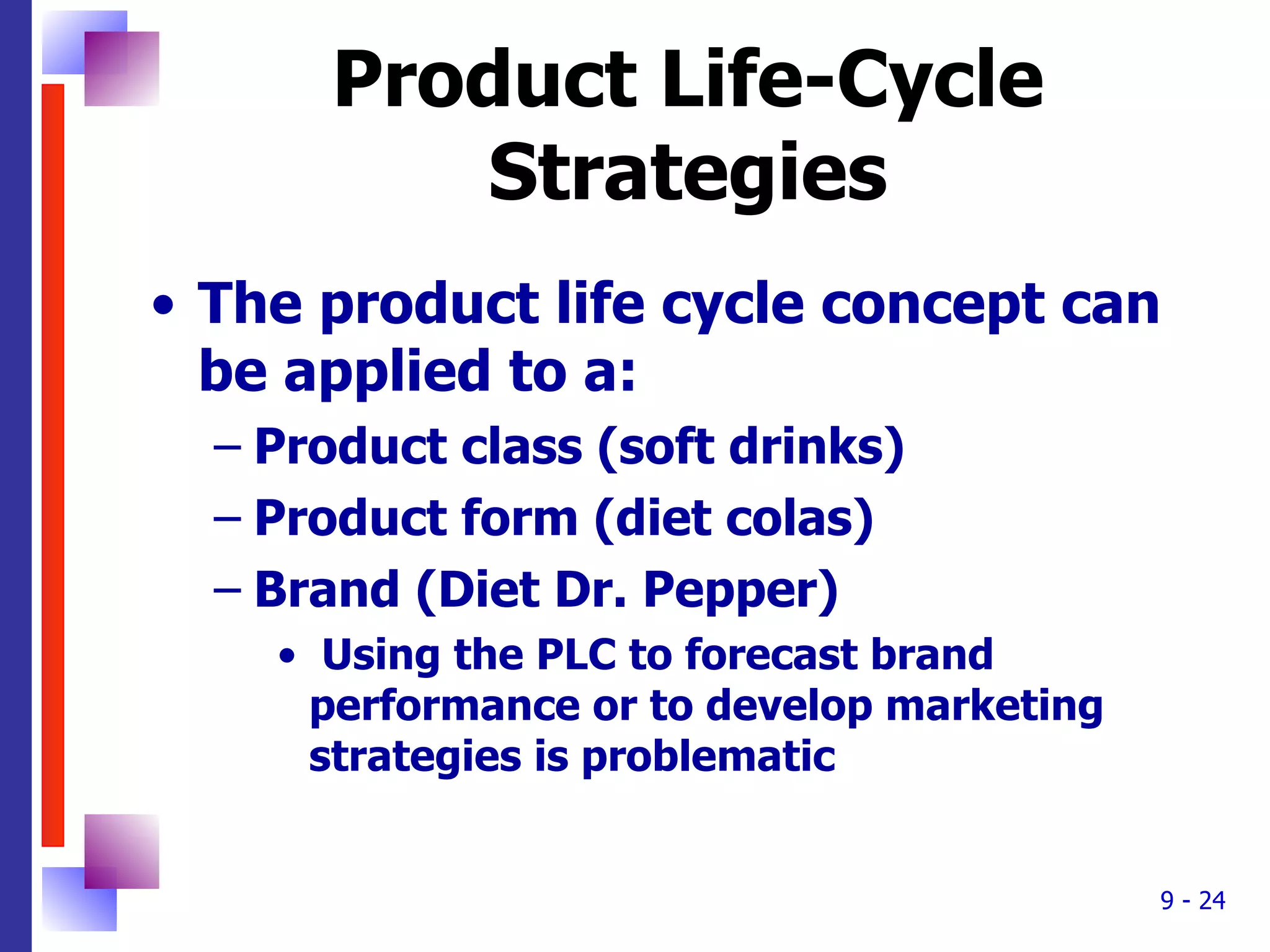 New product development and life cycle strategies | PPT
