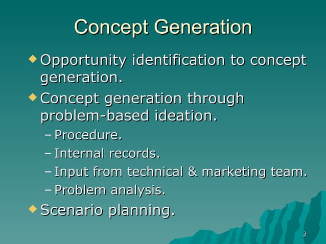 New product development lecture 5 | PPT