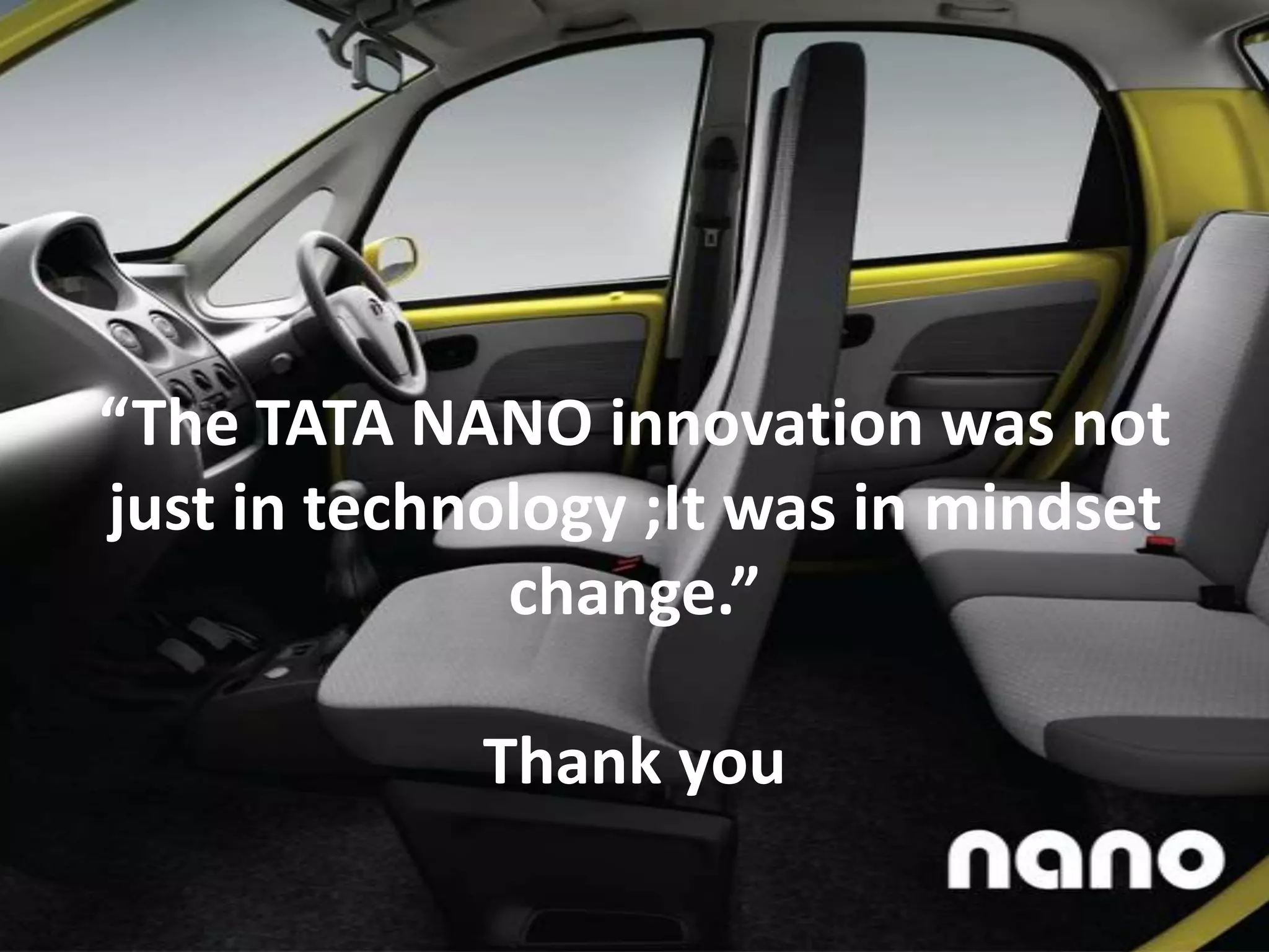 New Product Development Life Cycle Of Tata Nano | PPTX