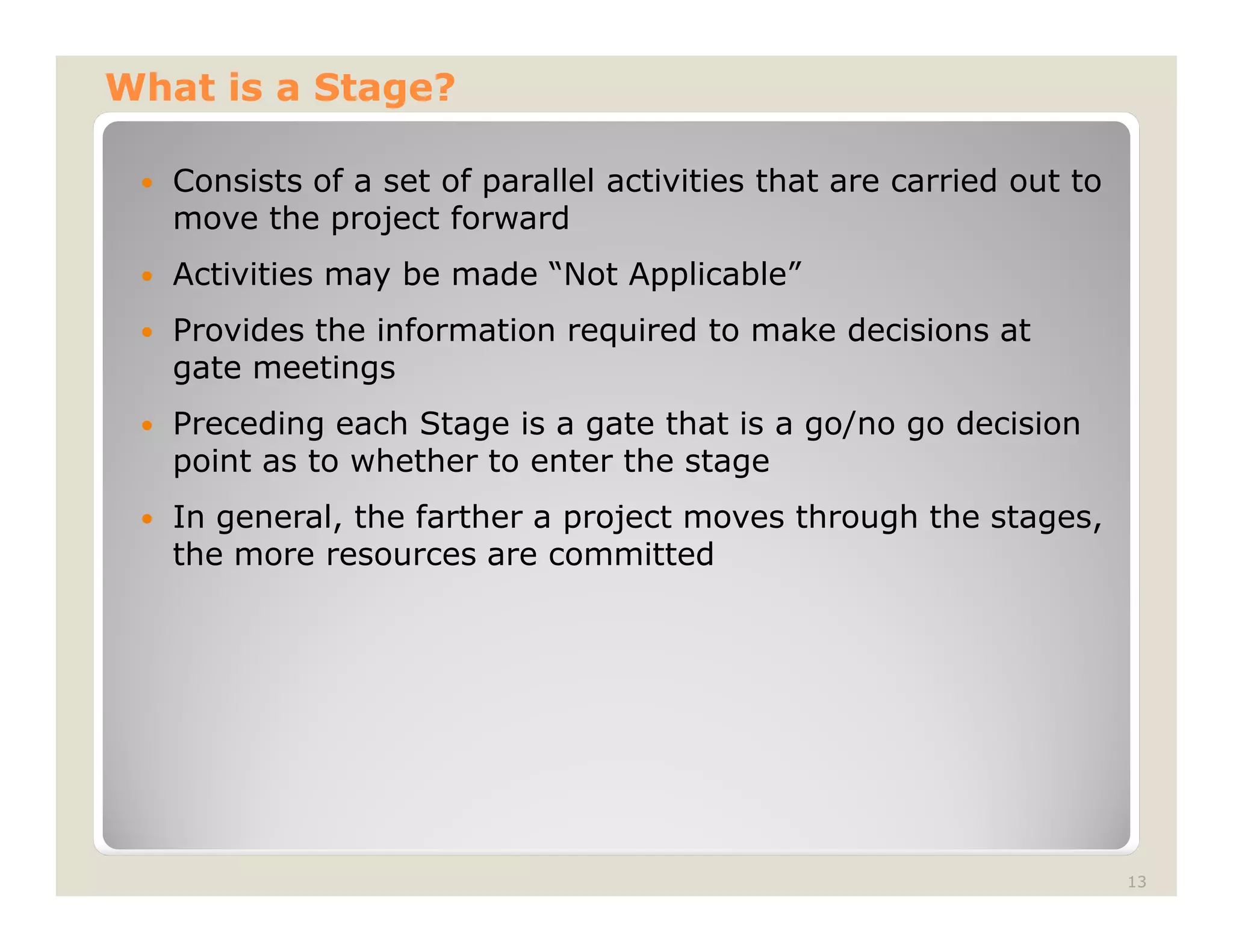 NPD- Stage Gate Presentation | PDF