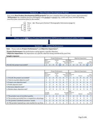 New Product Development Tools and Techniques Survey | PDF