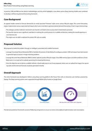 New Product Forecasting Using Deep Learning | PDF | Artificial ...