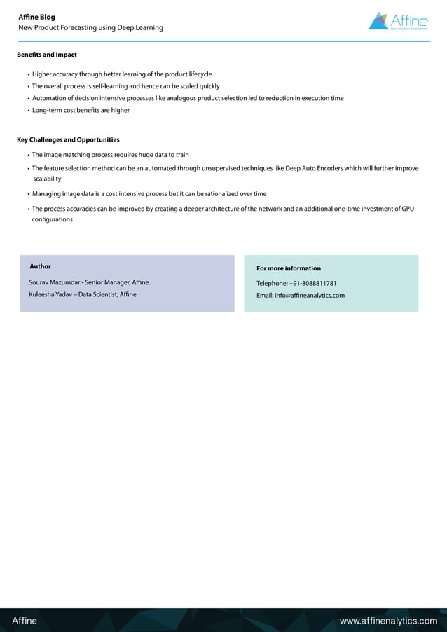 New Product Forecasting Using Deep Learning Pdf Artificial Intelligence Technology And Computing
