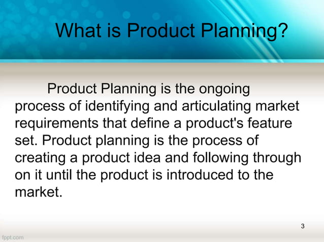New product planning | PPT