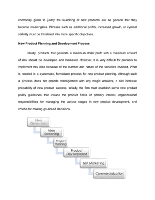 New product planning and development | PDF