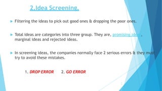 New product planning stages | PPTX