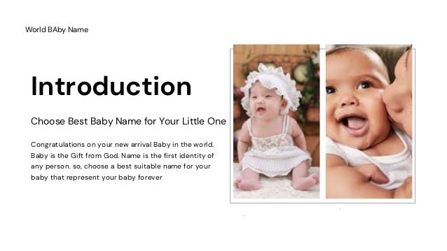 World Baby Names | PPT