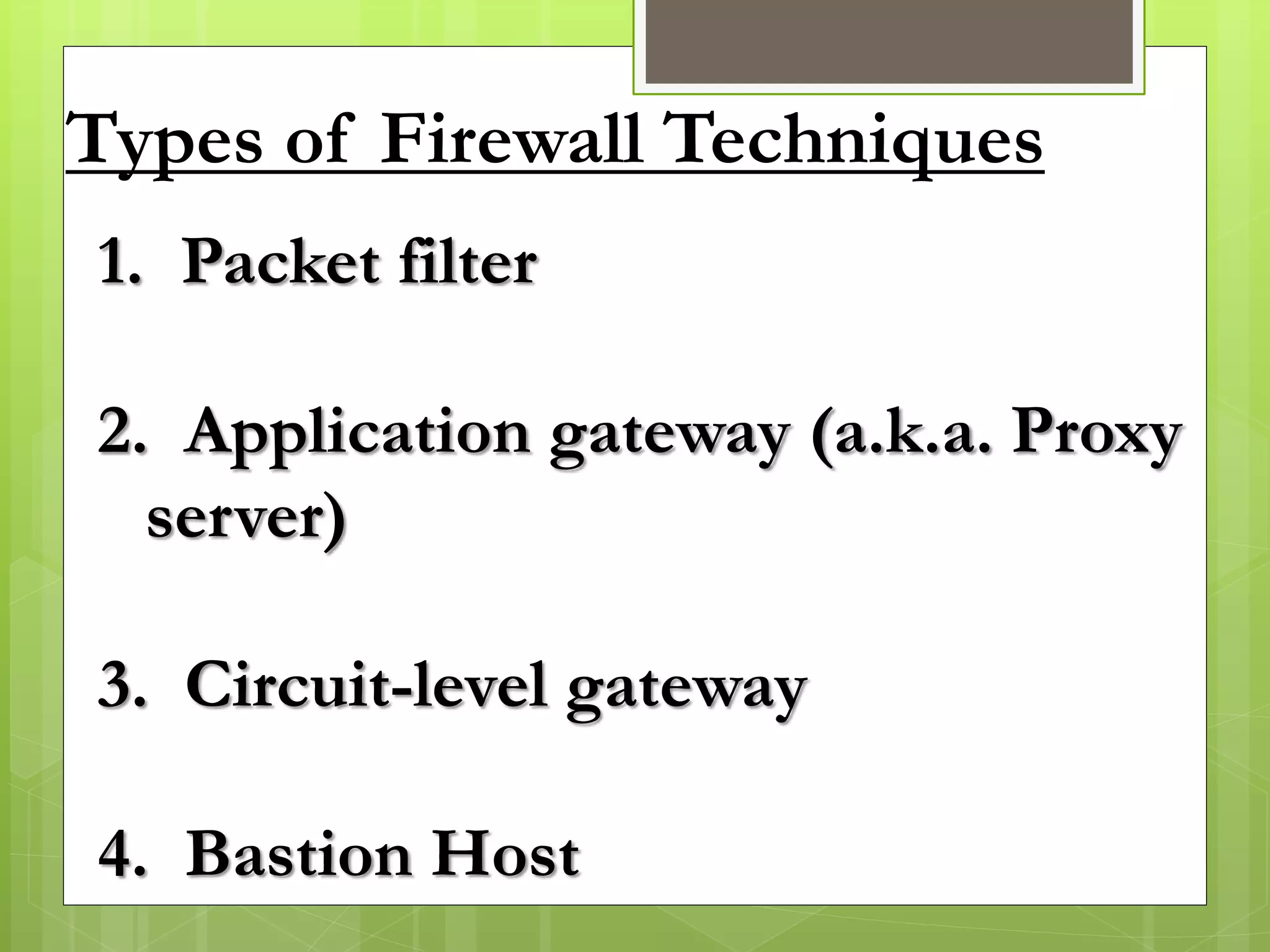 Firewall , Viruses and Antiviruses | PPTX
