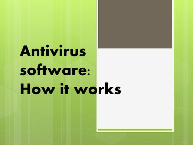 Firewall , Viruses and Antiviruses | PPTX | Computing | Technology ...