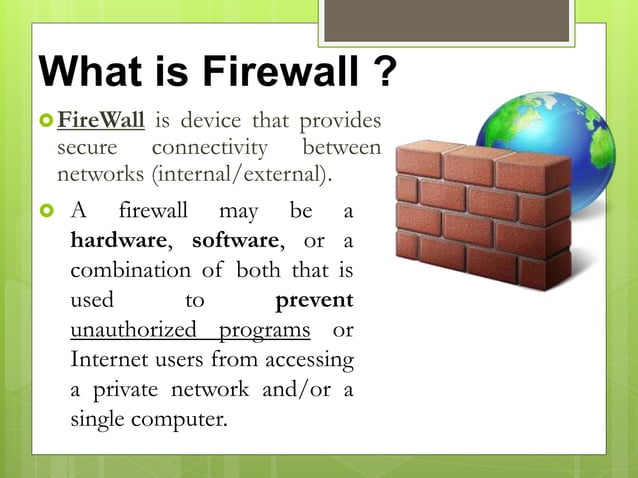 Firewall , Viruses and Antiviruses | PPTX | Computing | Technology & Computing