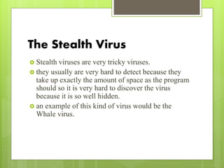 Firewall , Viruses and Antiviruses | PPTX