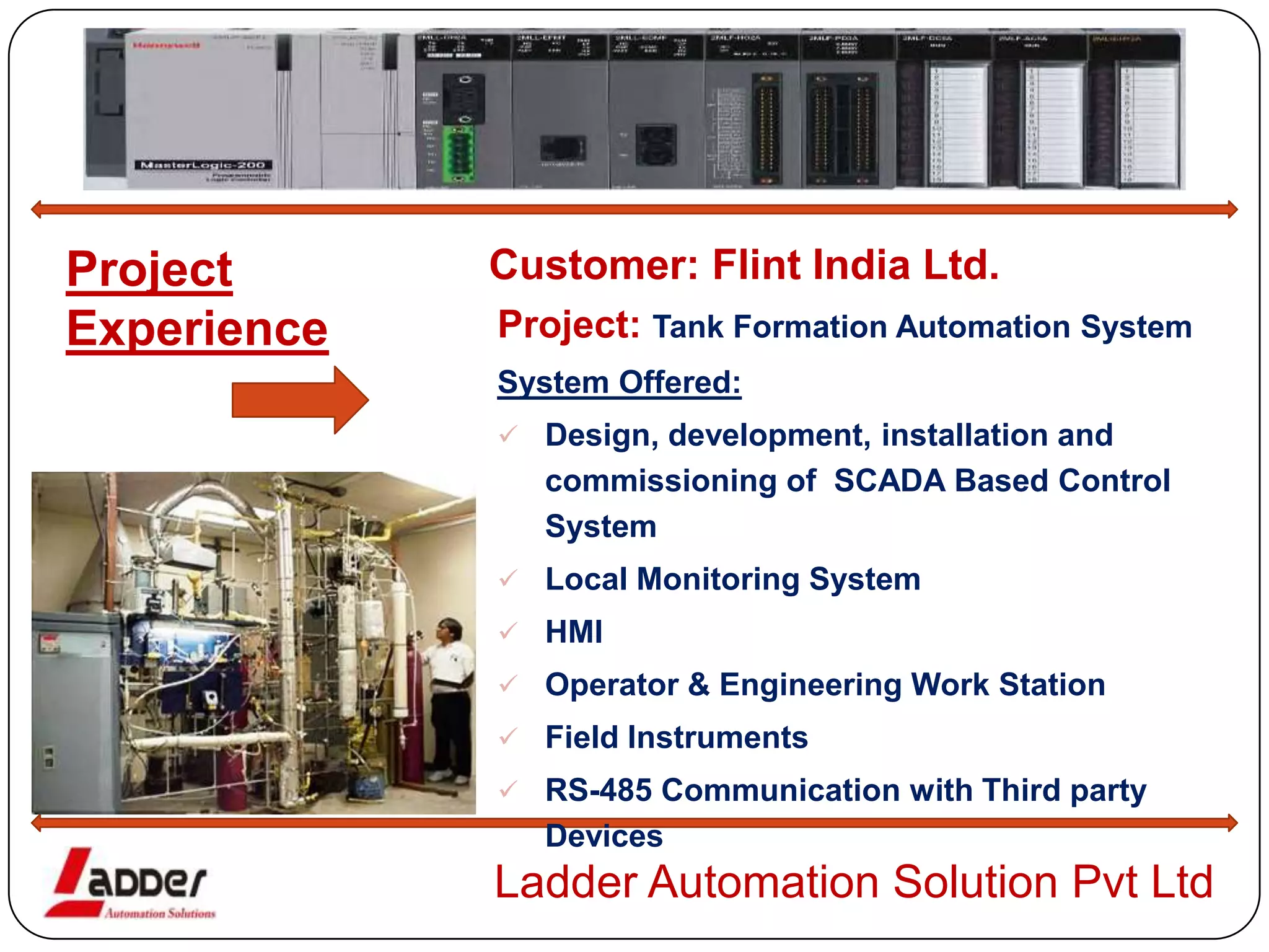 Company Profile: Ladder Automation Solution Pvt Ltd | PPTX