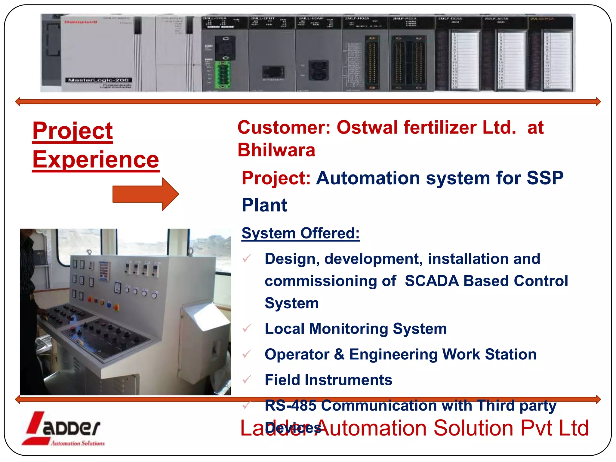 Company Profile: Ladder Automation Solution Pvt Ltd | PPTX