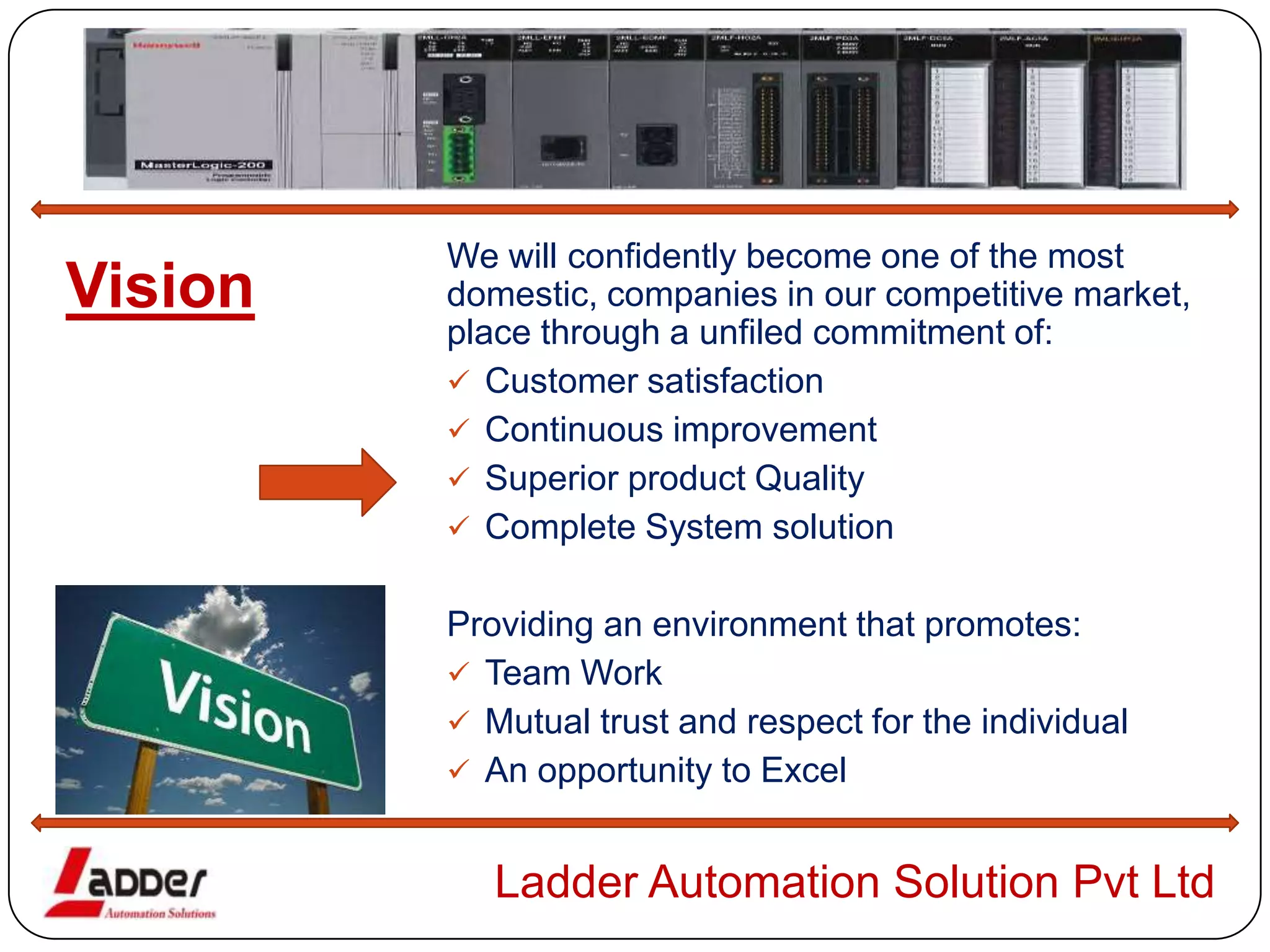 Company Profile: Ladder Automation Solution Pvt Ltd | PPTX