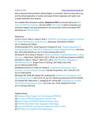 New Progress of Targeted Degradation Based On Nucleic Acid.pdf | Genetics | Science