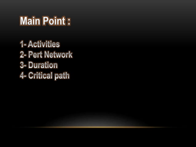 PERT Network of Medical company | PPTX