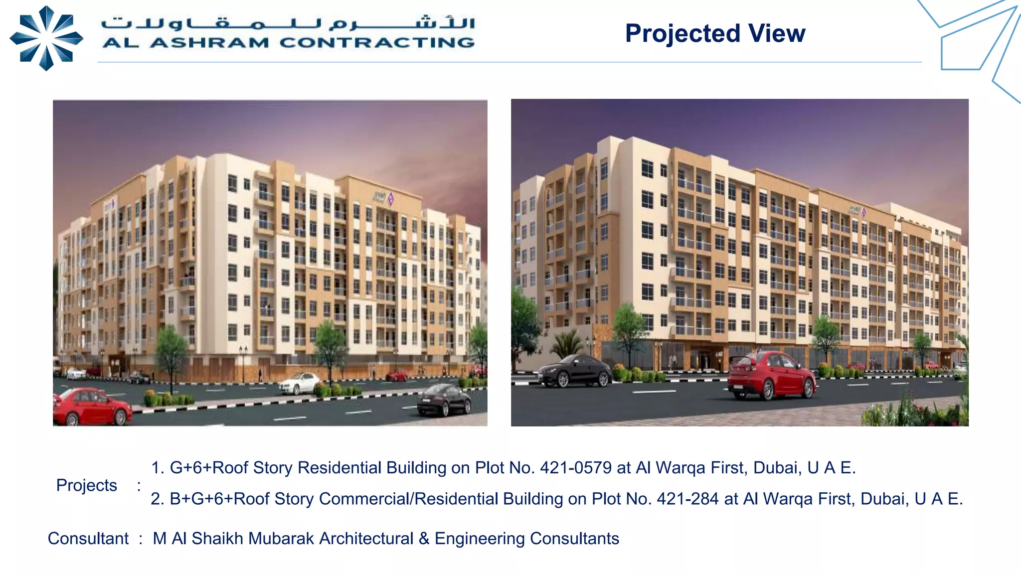 Another two projects awarded to Al Ashram Contracting LLC | PPT