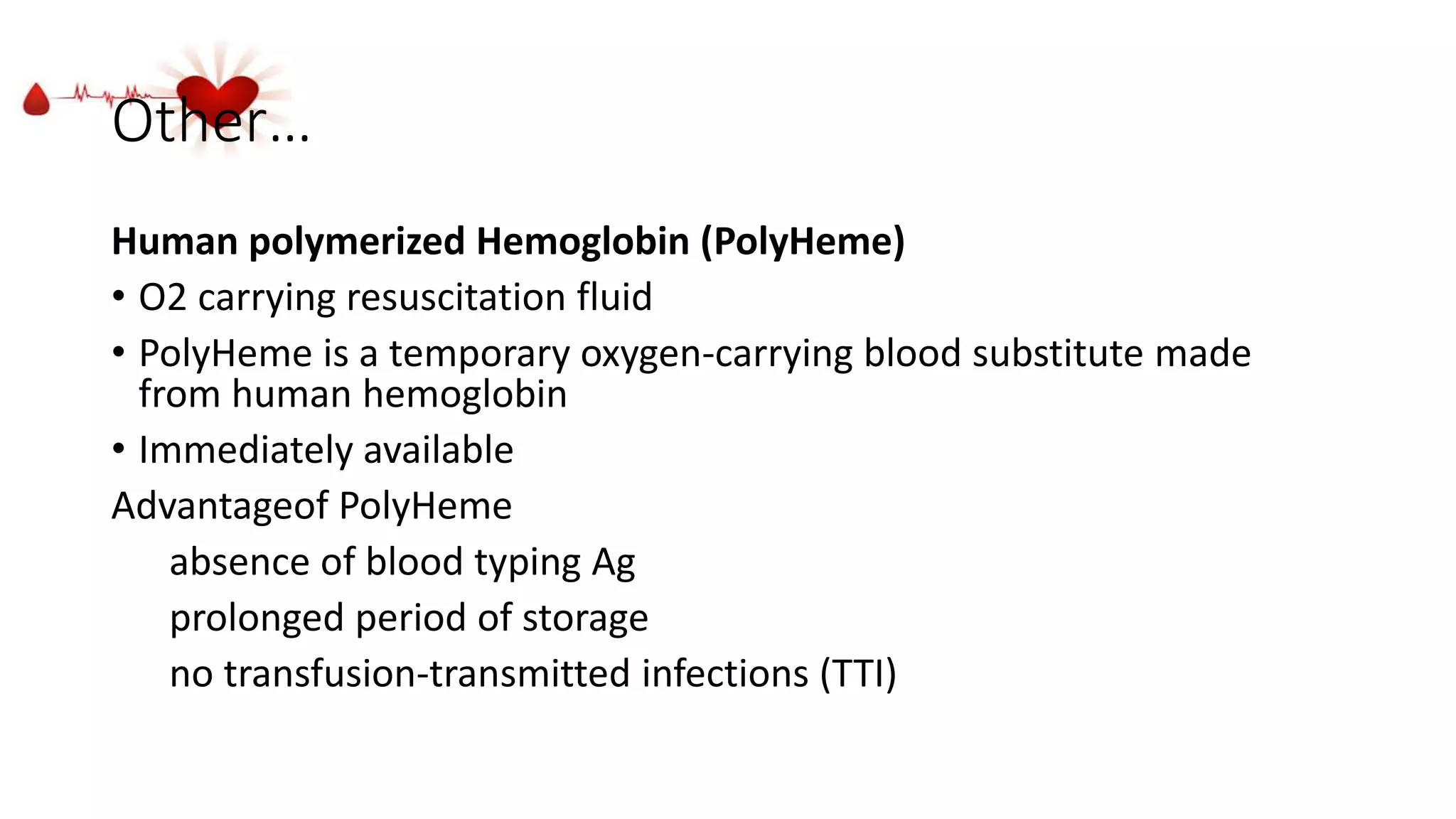 blood transfusion | PPTX