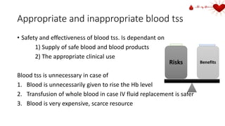 blood transfusion | PPTX