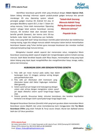New proposal stifin school lengkap | PDF