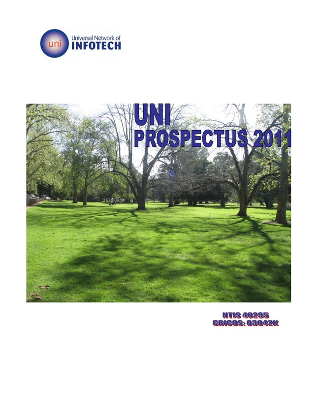 New prospectus 2011 UNI | PDF