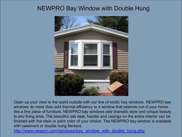 Types of NEWPRO Replacement Windows | PPTX | Home & Garden