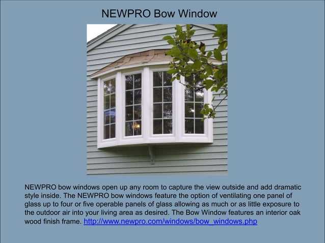 Types of NEWPRO Replacement Windows | PPT