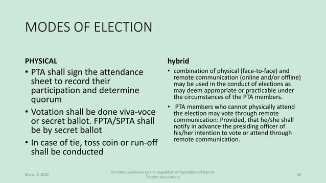 NEW PTA Guidelines-updated.pptx | Professional School | Postgraduate ...