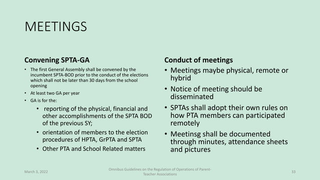 NEW PTA Guidelines-updated.pptx | Professional School | Postgraduate ...