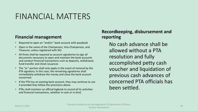 NEW PTA Guidelines-updated.pptx | Professional School | Postgraduate ...