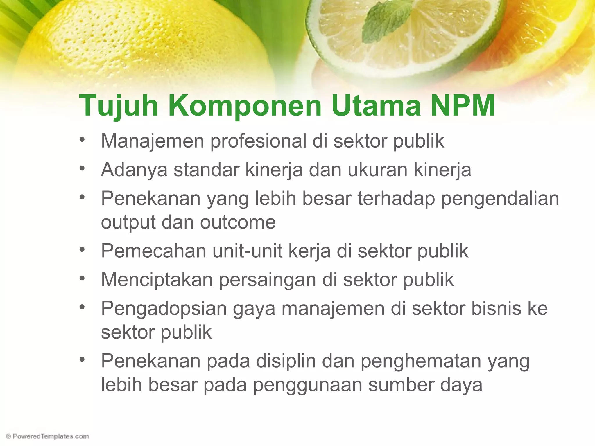 New public management | PPT