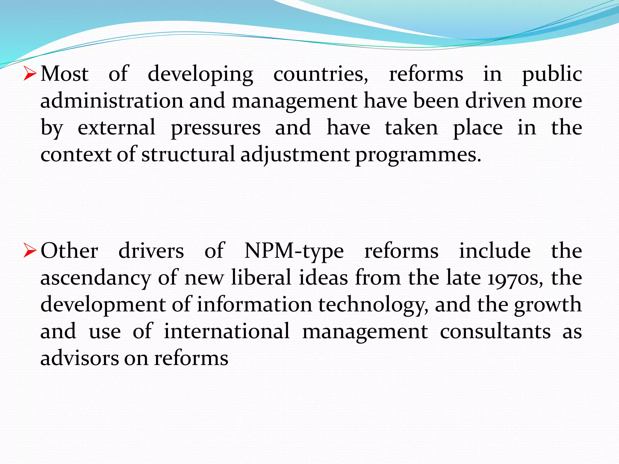 New public management | PPTX