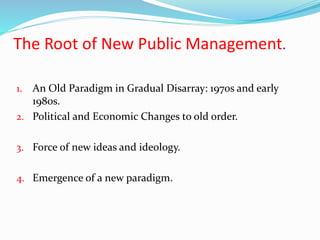 New public management | PPTX