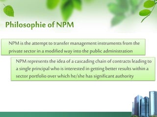 New public management | PPTX