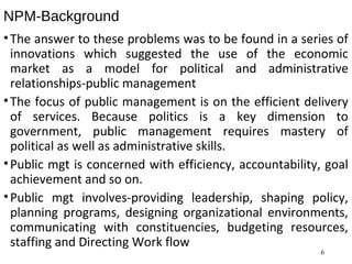 New public management | PPT